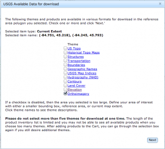 Finding and displaying color infrared imagery for the U.S. | Geographic ...